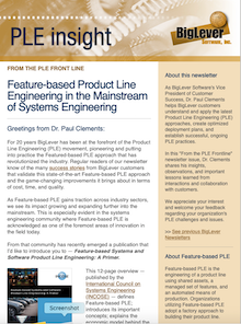 BigLever PLE Insight Newsletter | BigLever Software, Inc.